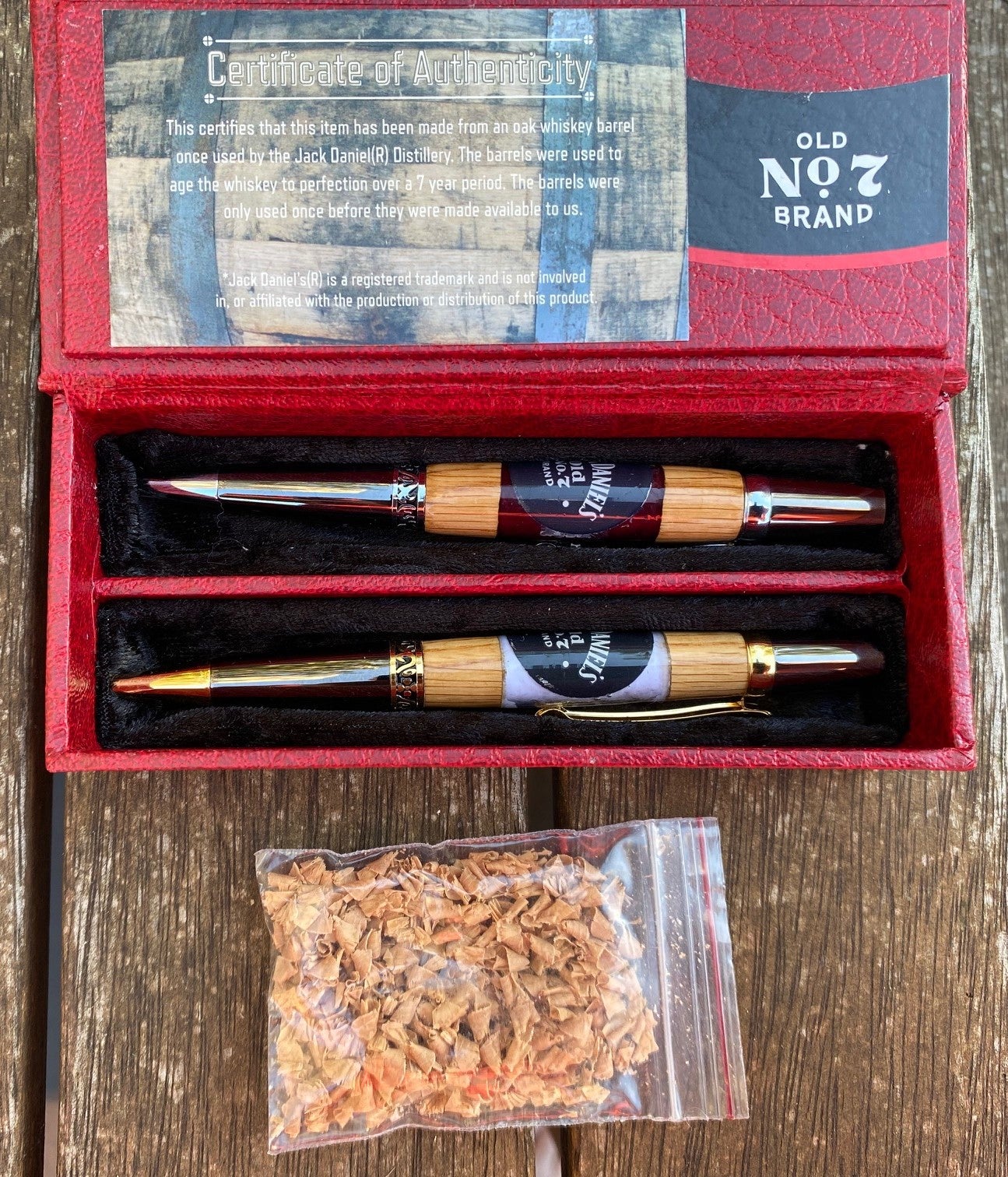 'Jack Daniel's pen/pencil set' | Pete's Bespoke Pens